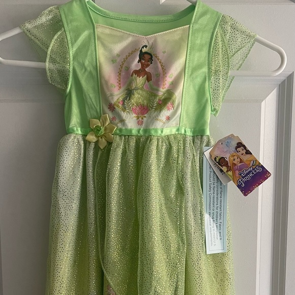 Disney | Pajamas | Nwt Girls Disney Princess Tiana Nightgown Dress 3t ...
